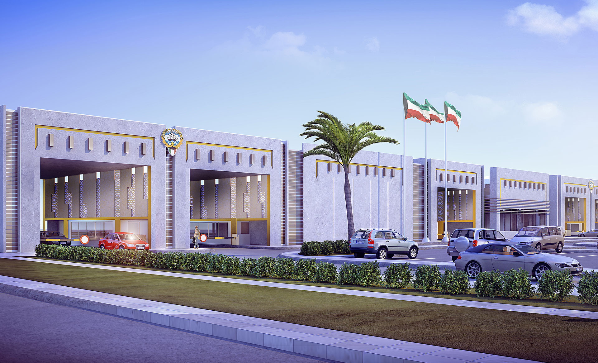 security fence embassies protection department agility administration ...